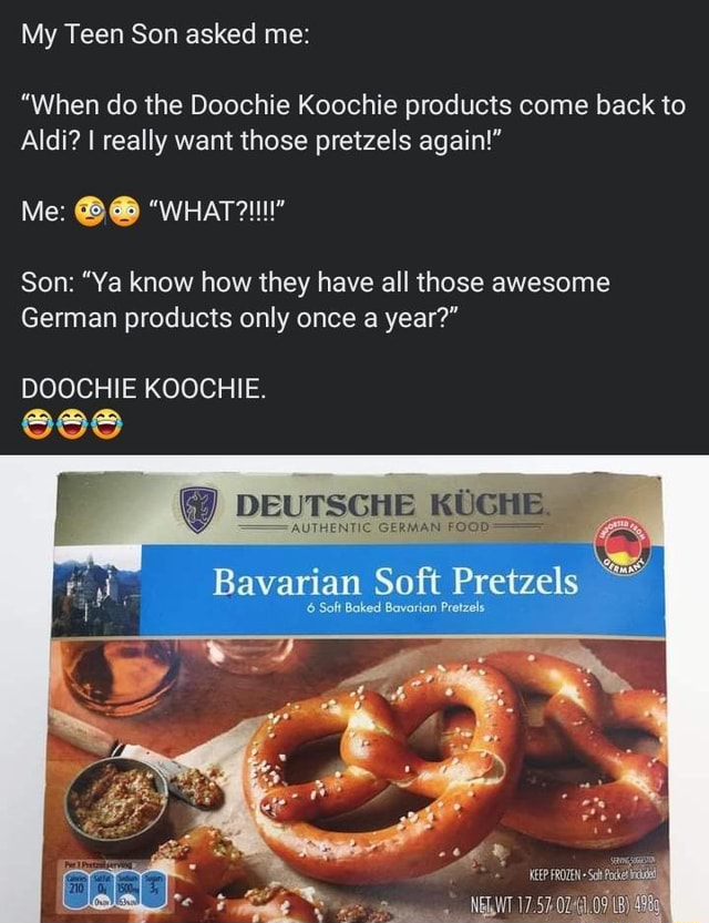 My Teen Son asked me "When do the Doochie Koochie products come back to ...