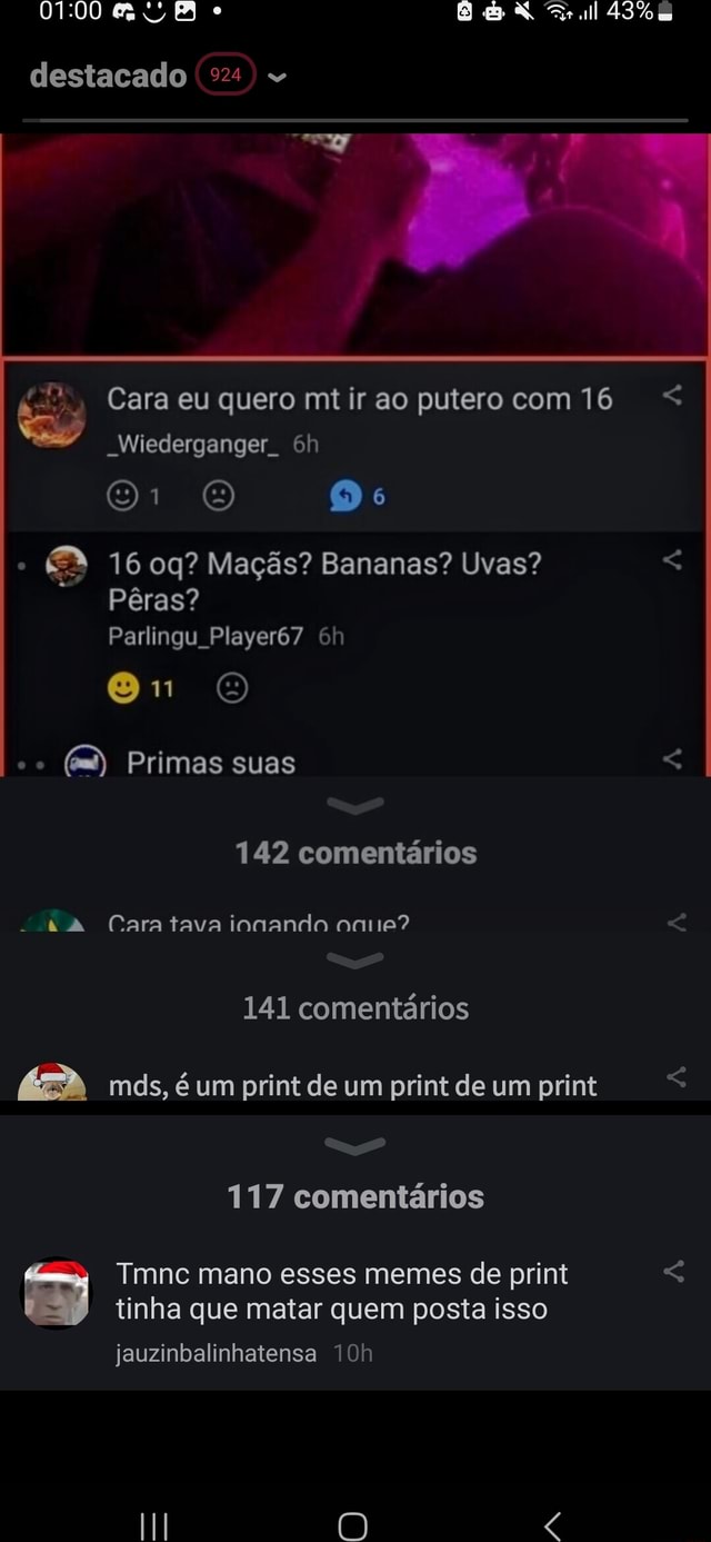 Destacado "Er Cara eu quero mt ir ao putero com 16 "Wiederganger Gh ...