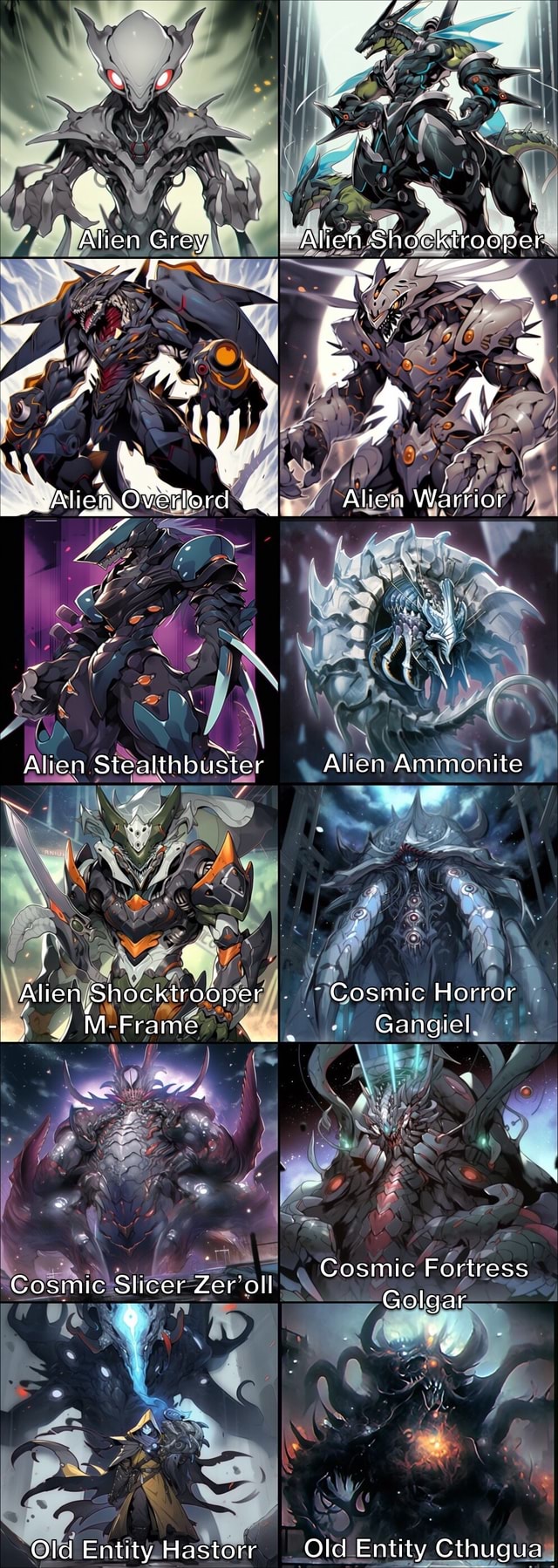 I 4 Alien Grey if lord Alien Warrior \ \ . \ " N. . Alien Stealthbuster ...
