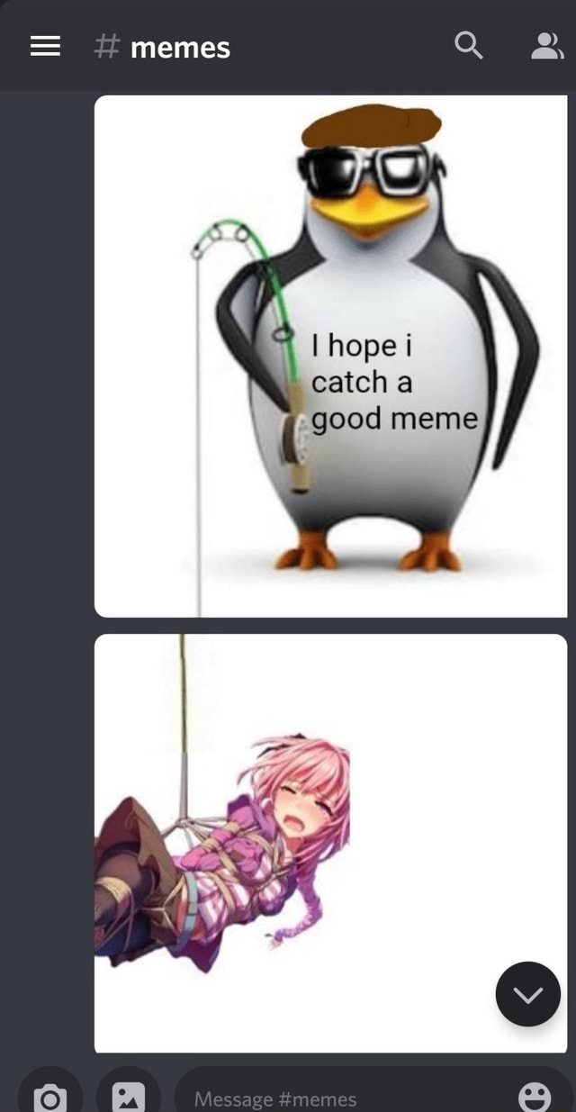 Good meme I I hope j catch memes DA Message #memes - iFunny Brazil