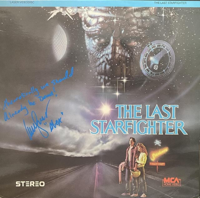 The Last Starfighter laserdisc signed by Lance Guest (Alex Rogan). Such ...