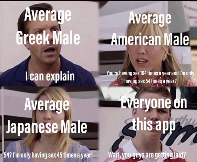 Average Greek Male can explain Average Japanese Male 54? I'm only ...