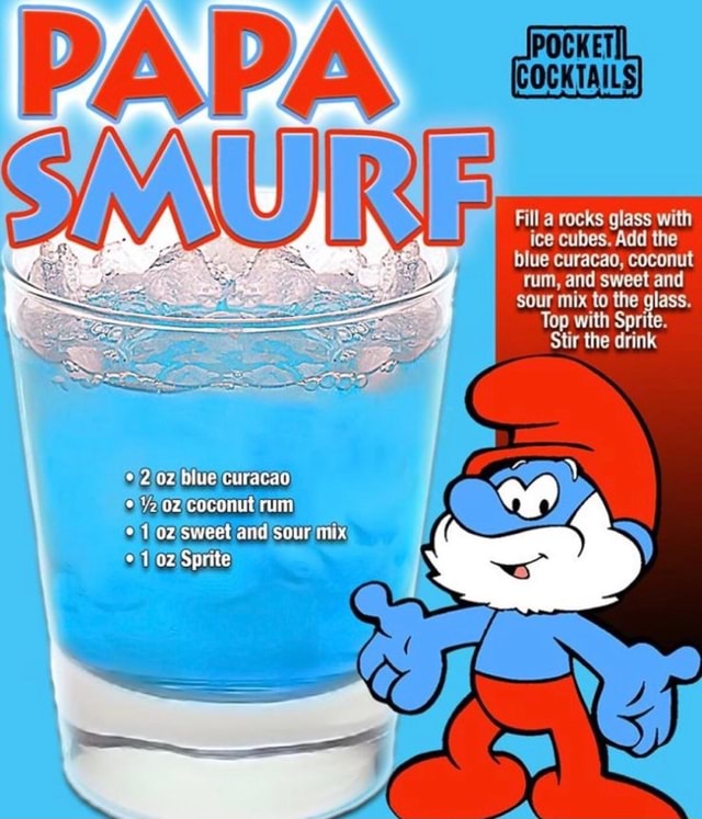 Papa Smurf Drink Recipe | Bryont Blog