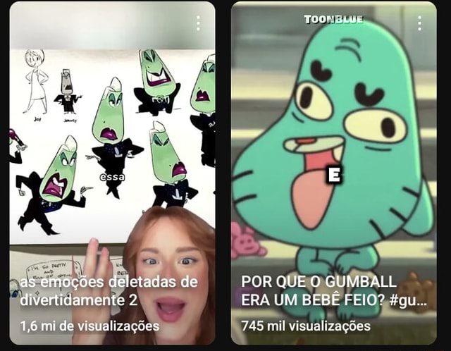 As emoções deletadas de divertidamente 2 1,6 mi de visualizações POR ...