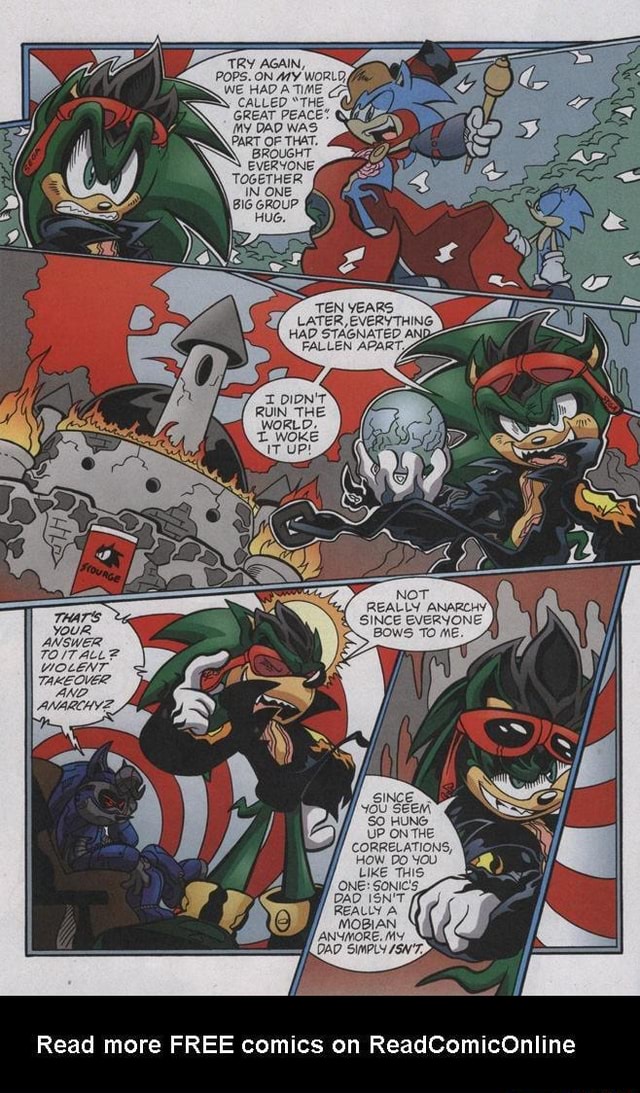 Sonic's father wins father of the year here (Sonic the Hedgehog (1993 ...