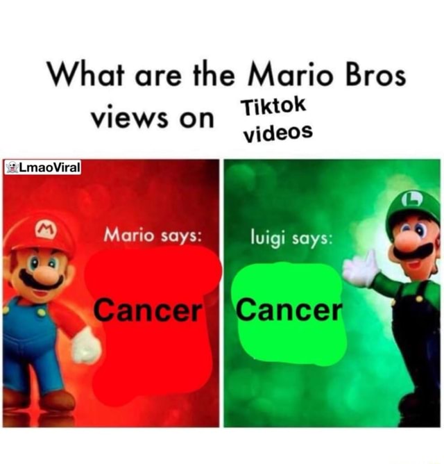 What are the Mario Bros - Tiktok Vlews on videos - iFunny Brazil