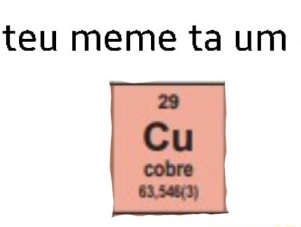 Teu meme ta um 29 I Cu cobre - iFunny Brazil