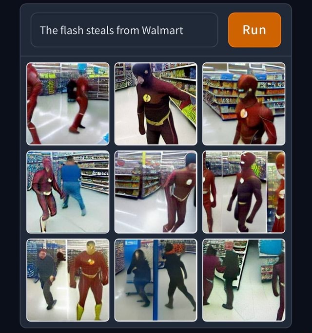 The flash steals from Walmart Run - iFunny Brazil