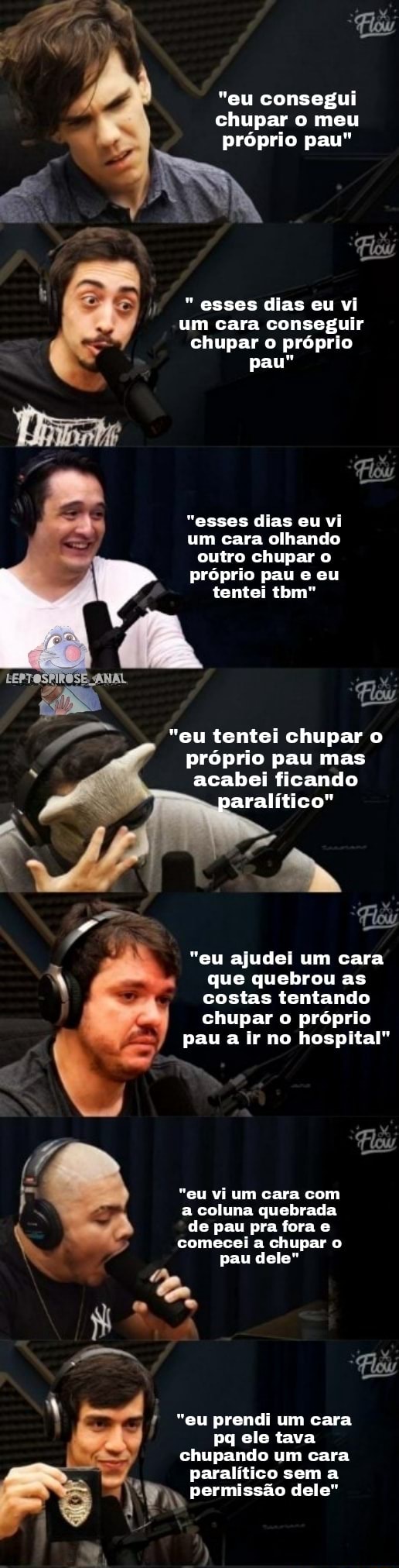 Eu Consegui Chupar O Meu Próprio Pau Flow Esses Dias Eu Vi Um Cara