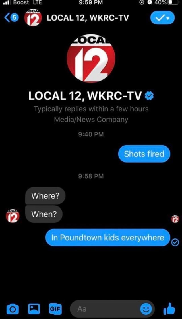 Boost LIE PM LOCAL 12, WKRC-TV LOCAL 12, WKRE-TV & Typically replies ...
