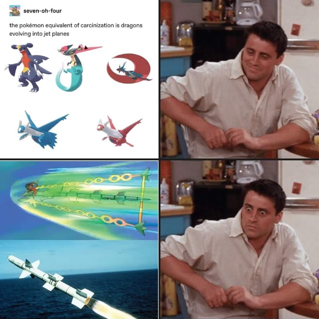 The pokmon equivalent of carcinization is dragons evolving into jet ...