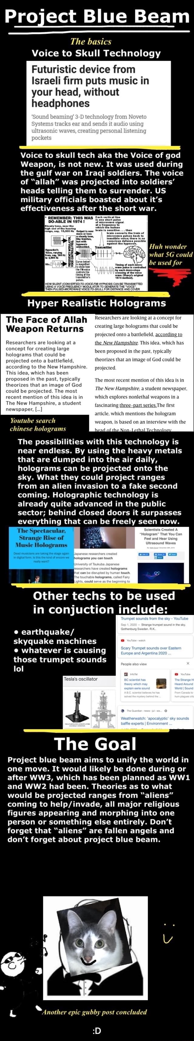 Project Blue Beam The basics Voice to Skull Technology Futuristic ...