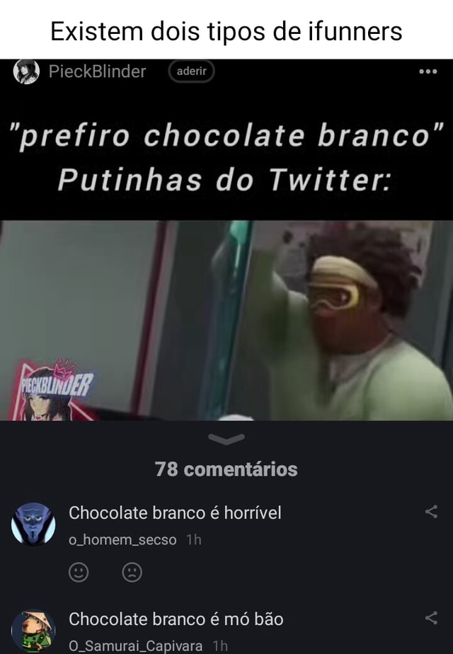 Existem dois tipos de ifunners Existem dois tipos de ifunners