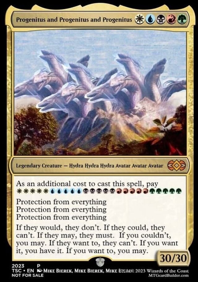 Progenitus and Progenitus and Progenitus WA, Legendary Creature Hydra ...