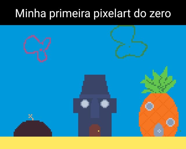Minha primeira pixelart do zero - iFunny Brazil