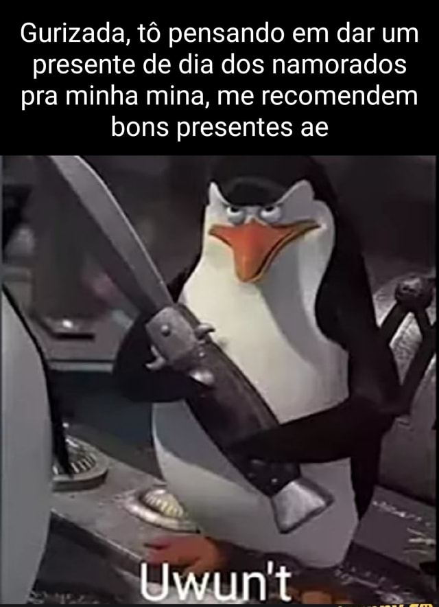 Gurizada, tô pensando em dar um presente de dia dos namorados pra minha ...