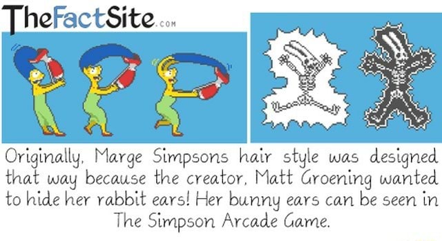 Con Originally. Marge Simpsons hair style was designed that way because ...