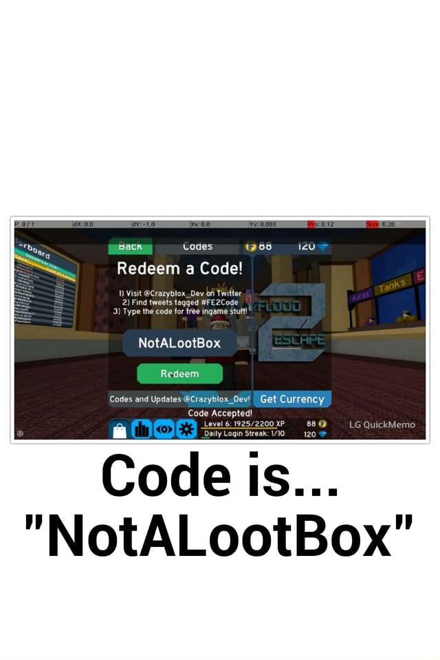 #Roblox #codes - bBacn Logges eoo Redeem a Code! 1) Visit @Crazyblox ...
