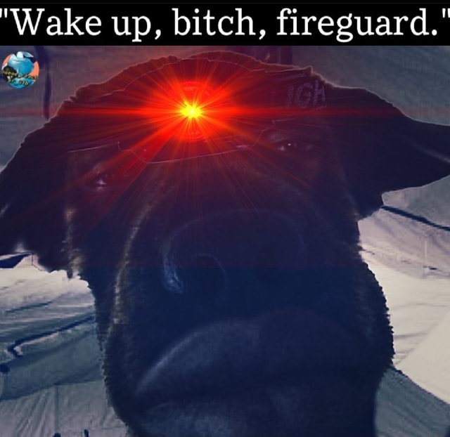 "Wake up, bitch, fireguard.' - iFunny Brazil