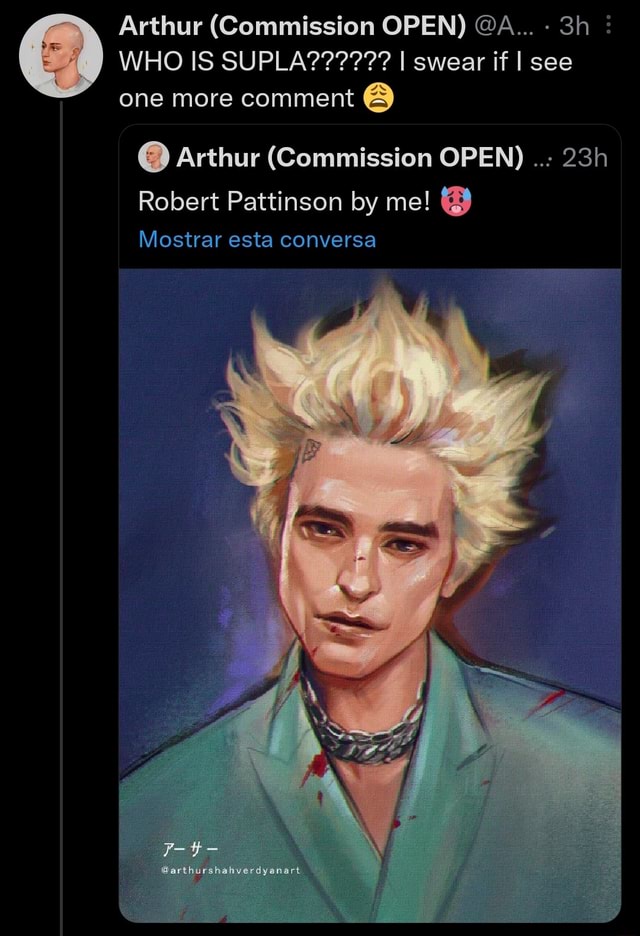 Arthur (Commission OPEN) @A... : WHO IS SUPLA?????? I swear if I see ...