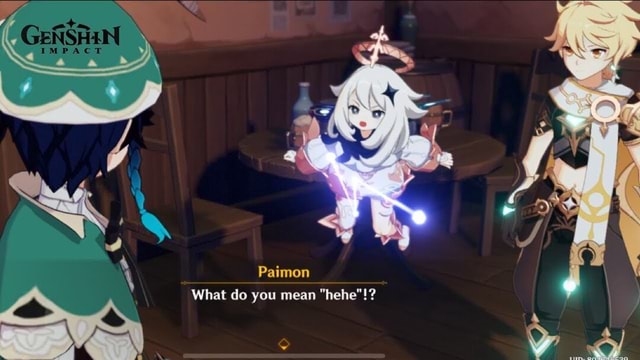 HeHe - Paimon What do you mean "hehe"!? - iFunny Brazil