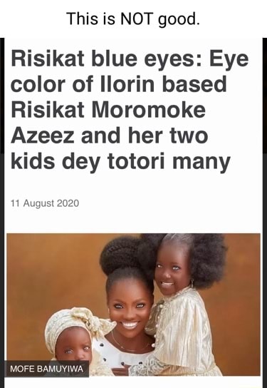 This is NOT good. Risikat blue eyes: Eye color of llorin based Risikat ...