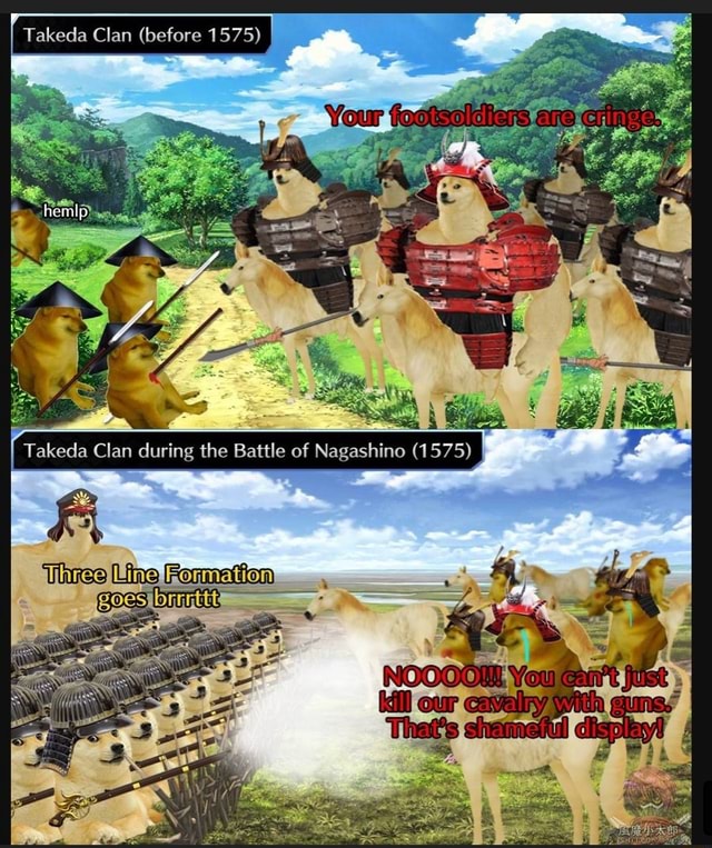 Takeda Clan (before 1575) Takeda Clan during the Battle of Nagashino ...