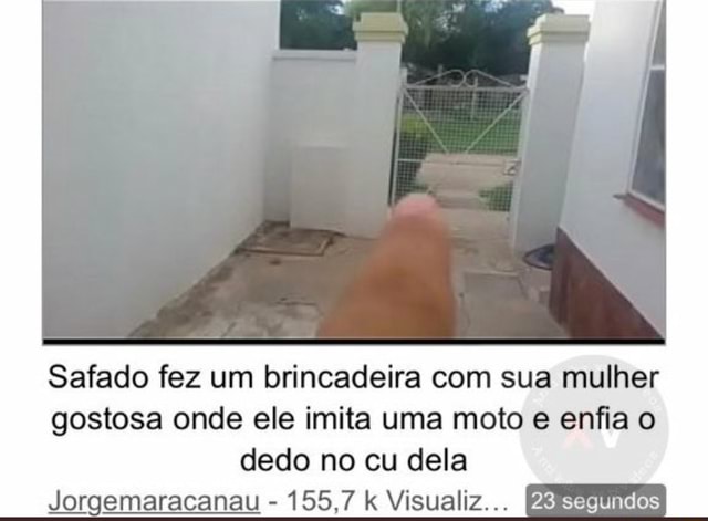 Safado Fez Um Brincadeira Com Sua Mulher Gostosa Onde Ele Imita Uma Moto E Enfia O Dedo No Cu 