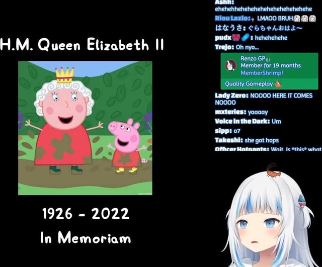 Puda H.M. Queen Elizabeth II eis: pee Lady Zero: mxteries: Voice in the ...