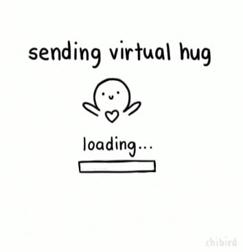 Sending virtual hug loading... - iFunny Brazil