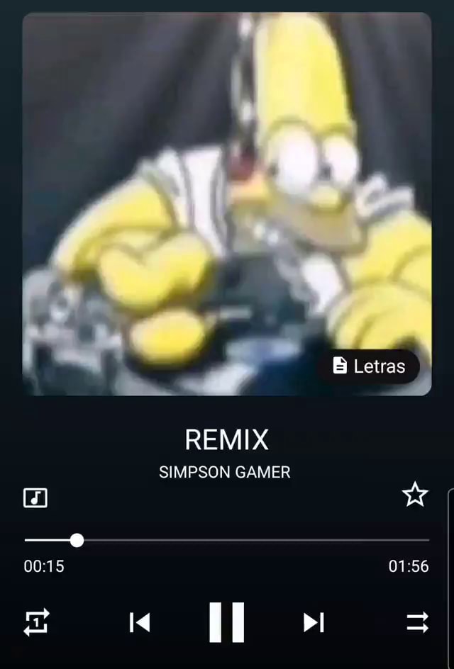 Letras REMIX SIMPSON GAMER - iFunny Brazil