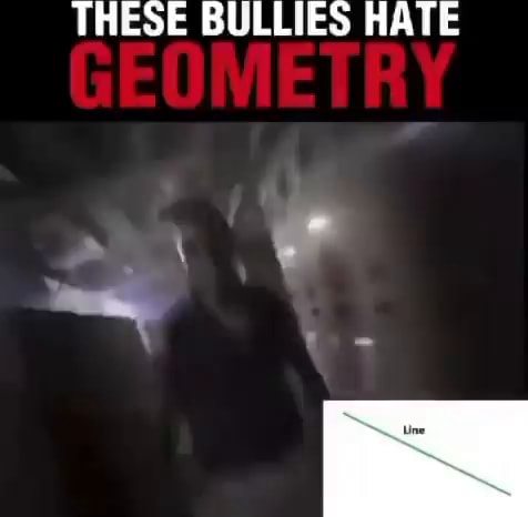 THESE BULLIES HATE GEOMETRY - iFunny Brazil