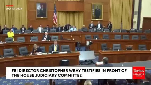 Memes - FBI DIRECTOR CHRISTOPHER WRAY TESTIFIES IN FRONT OF THE HOUSE ...