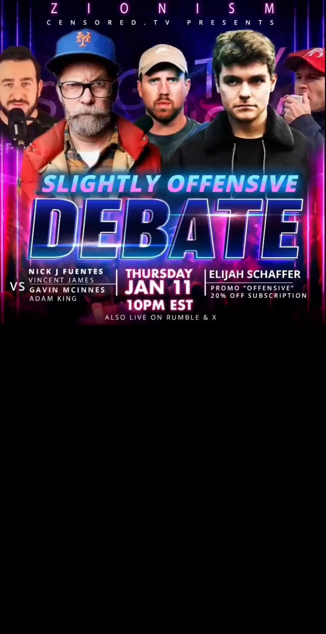 Wis NICK FUENTES VINCENT JAMES. THURSDAY ELIJAH SCHAFFER GAVIN MCINNES ...