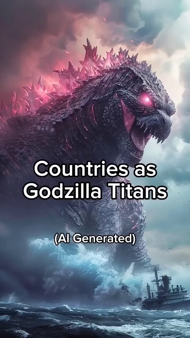 Countries as Godzilla Titans (Al Generated) - iFunny Brazil