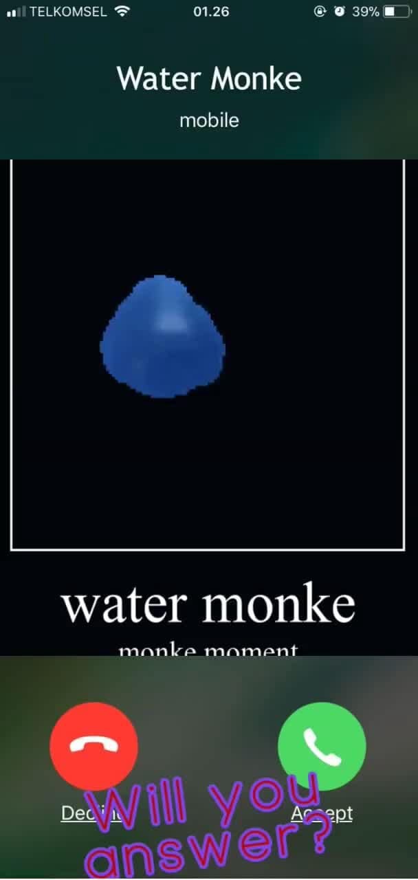 Mm Travis Scot monke meme, he do b vibin doe. Imm pick up - 01.26 Water ...