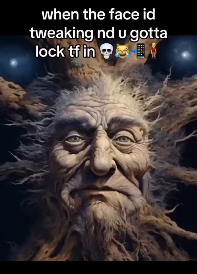 When the face id tweaking nd u gotta lock tf in * - iFunny Brazil