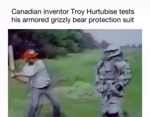 Canadian inventor Troy Hurtubise tests his armored grizzly bear ...