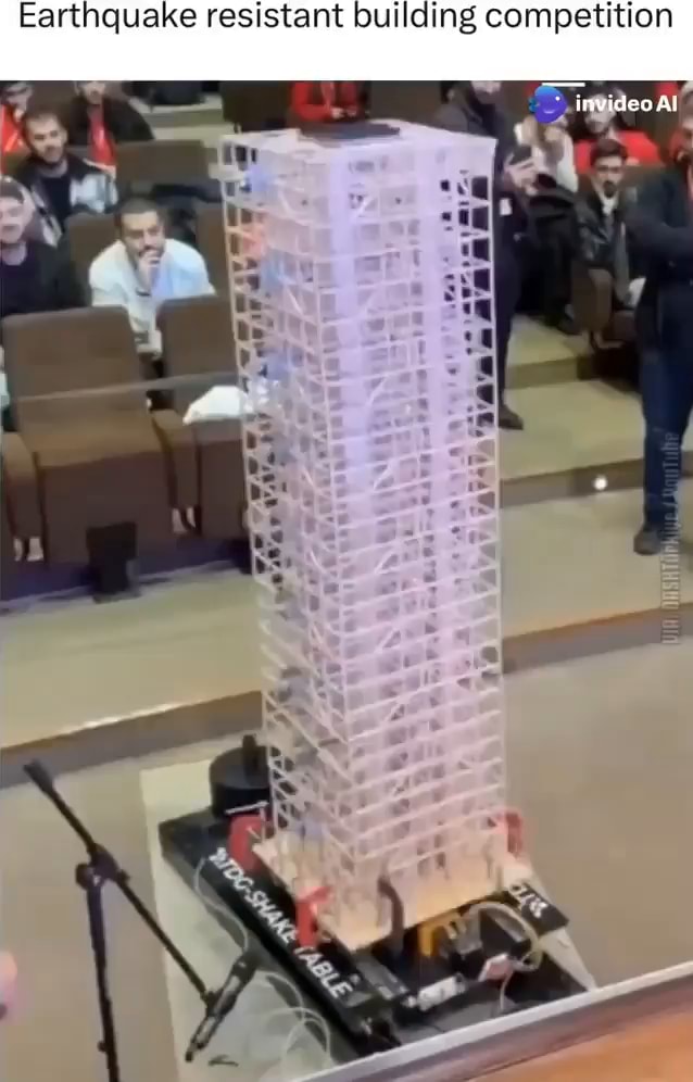 Earthquake resistant building competition invidea Al - iFunny