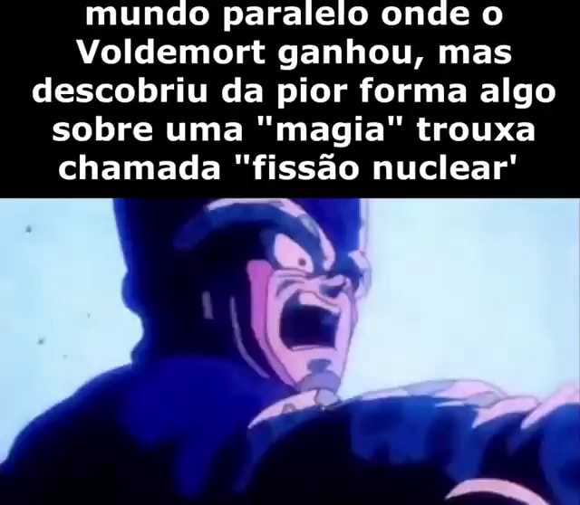 Mundo paralelo onde o Voldemort ganhou, mas descobriu da pior forma ...