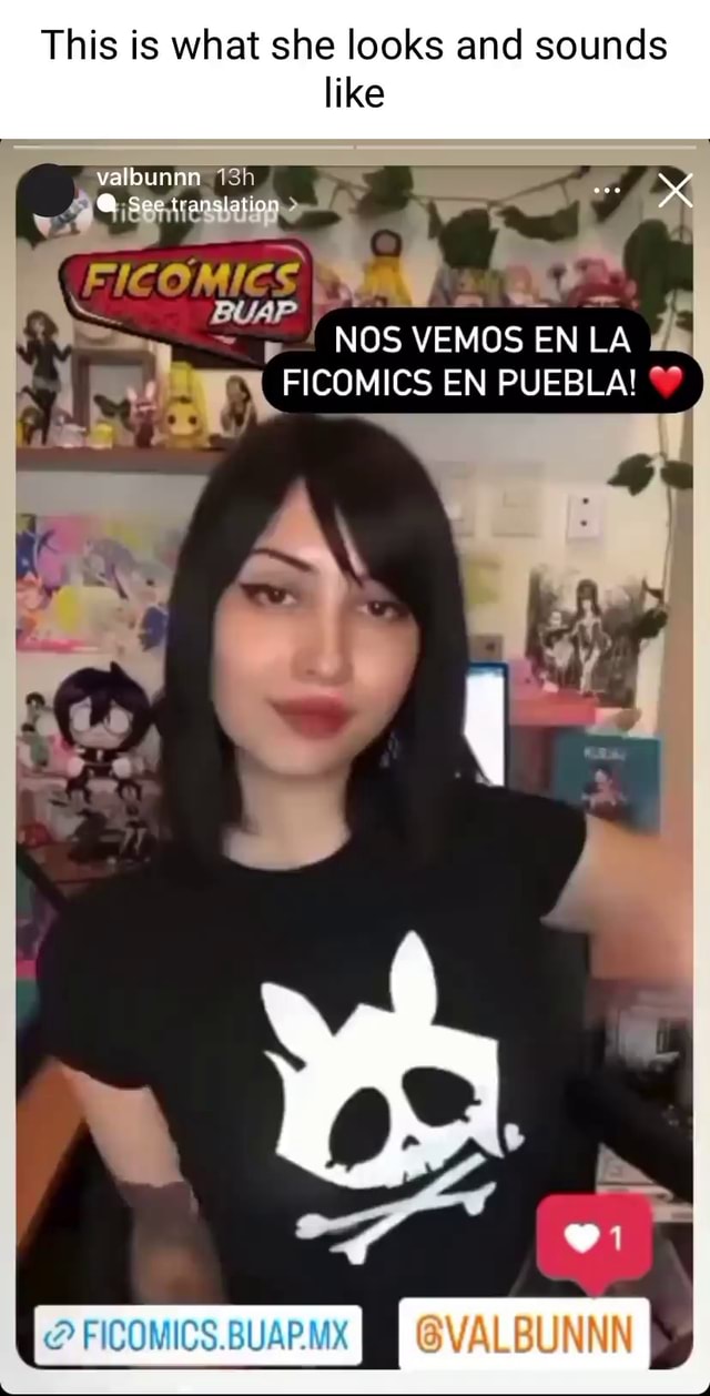 This is what she looks and sounds like valbunnn @ See transiation x ...