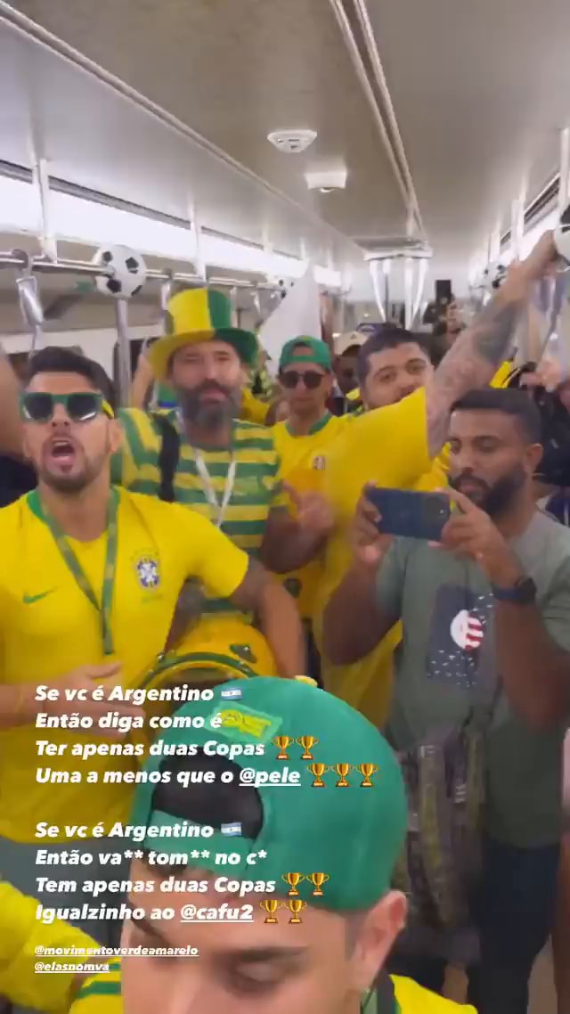 Se vc é Argentino Então diga como Ter apenas duas Copas Uma a menos que ...