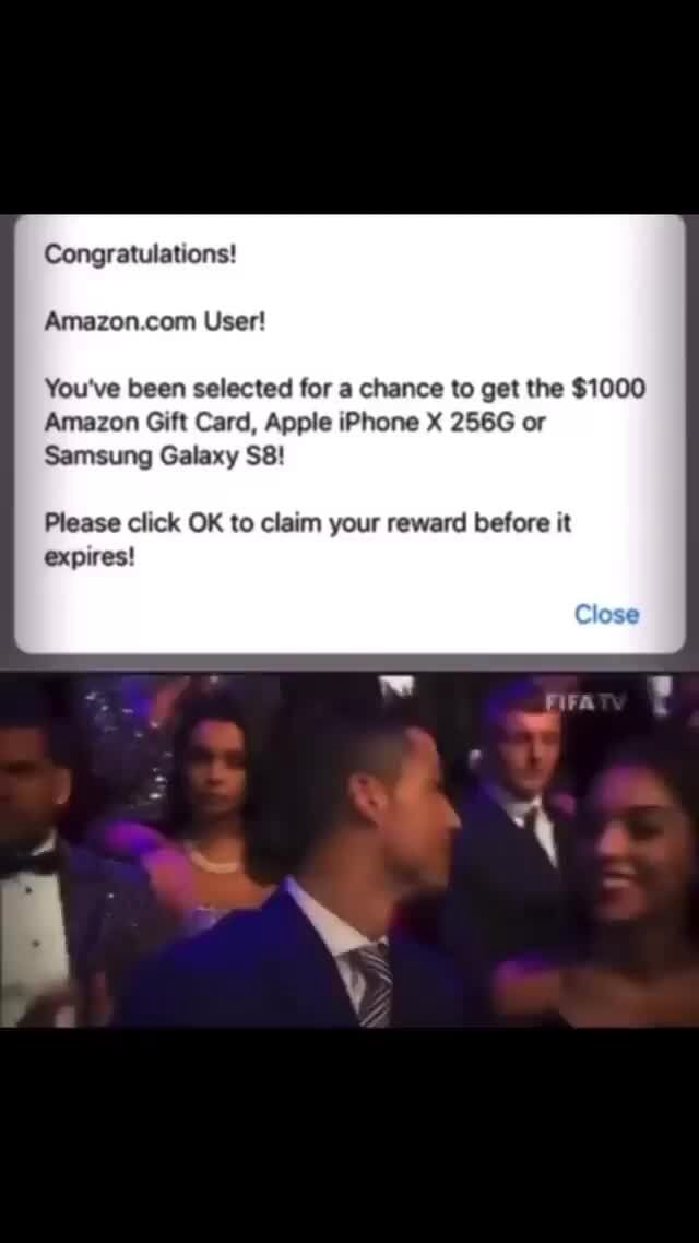 Congratulations' Amazon com User! You've been selected for a chance to ...