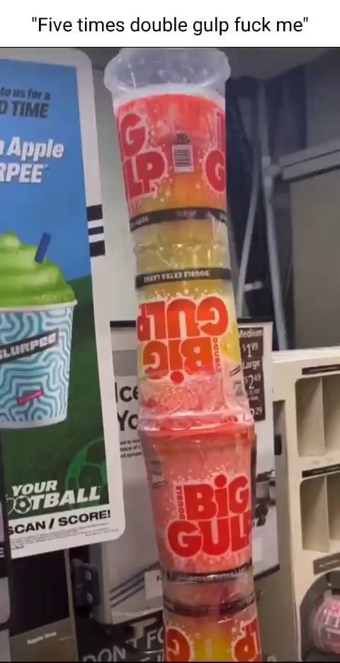 "Five times double gulp fuck me" AN/ 'score! - iFunny Brazil