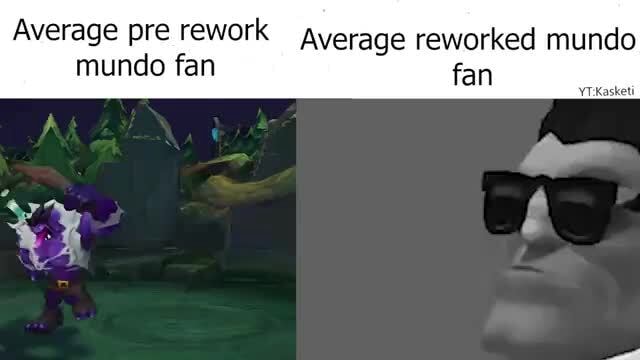 Average pre rework average reworked mundo mundo fan fan - iFunny Brazil