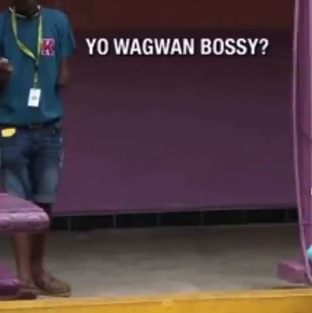 If YO WAGWAN BOSSY? - iFunny Brazil