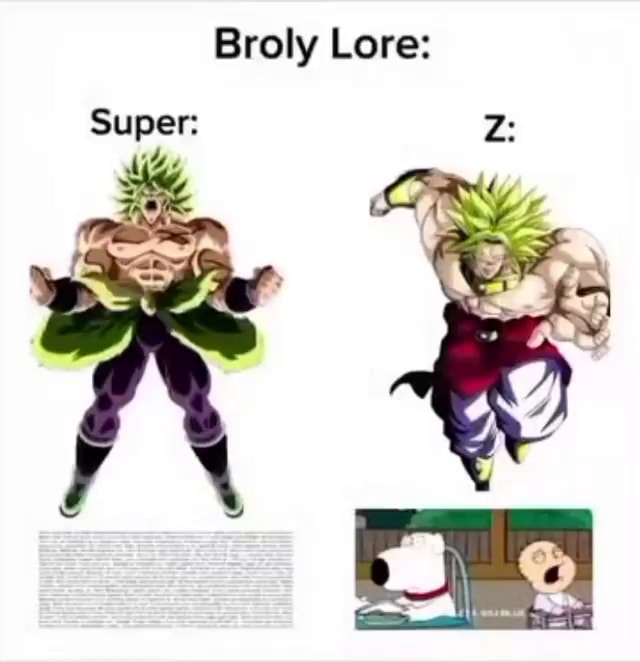 Broly Lore: Super: Wing - iFunny Brazil