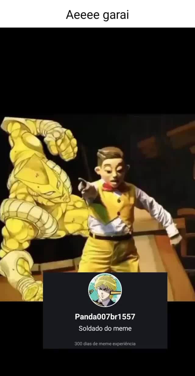 Aeeee garai Panda007br1557 Soldado do meme 300 dias de meme experiência ...