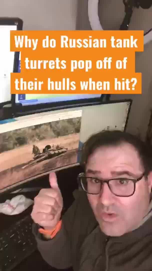 Why do Russian tank turrets pop off of their hulls when hit? - iFunny ...