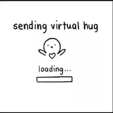 Sending virtual hug loading... - iFunny Brazil